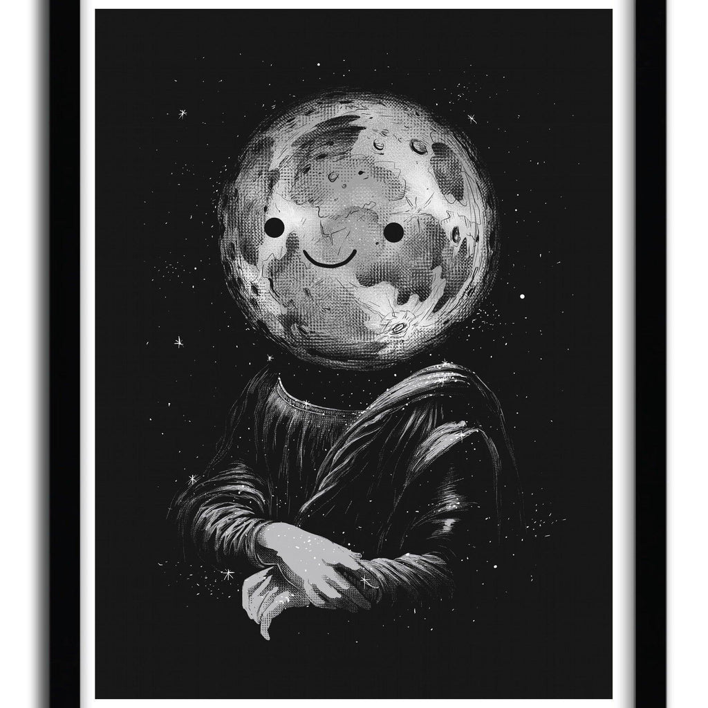 Poster MOONA LISA by CARBINE - 683 - Limited to 50... – ArtAndToys
